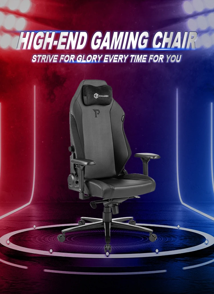 Custom High End Chaise De Gamer Metal Frame Leather Memory Foam ...