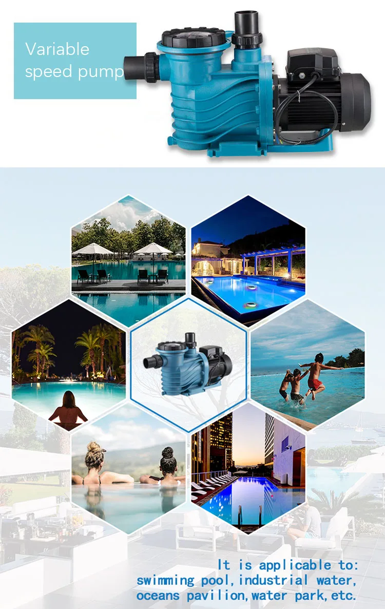 Water Crown 2hp & 3hp Variable Speed Pool Pump Eakp Series Swimming ...