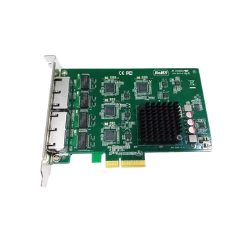 Intel I210-at Pcie X4 4 Ports Network Card 10/100/1000 Mbps - Buy I210 ...
