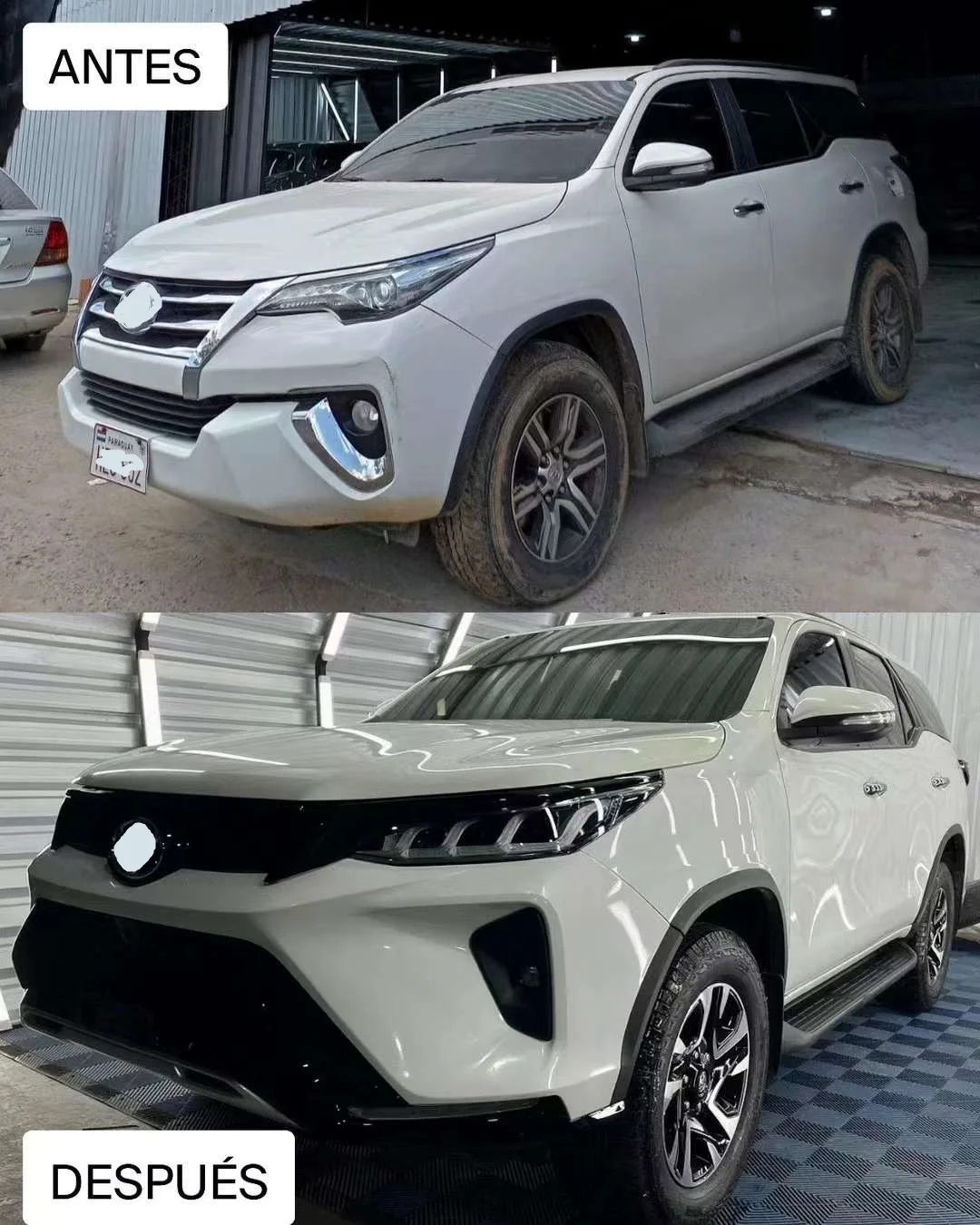 LuckinAuto Body Kit for Toyota Fortuner 2016 Upgrade to 2020 High Level ...