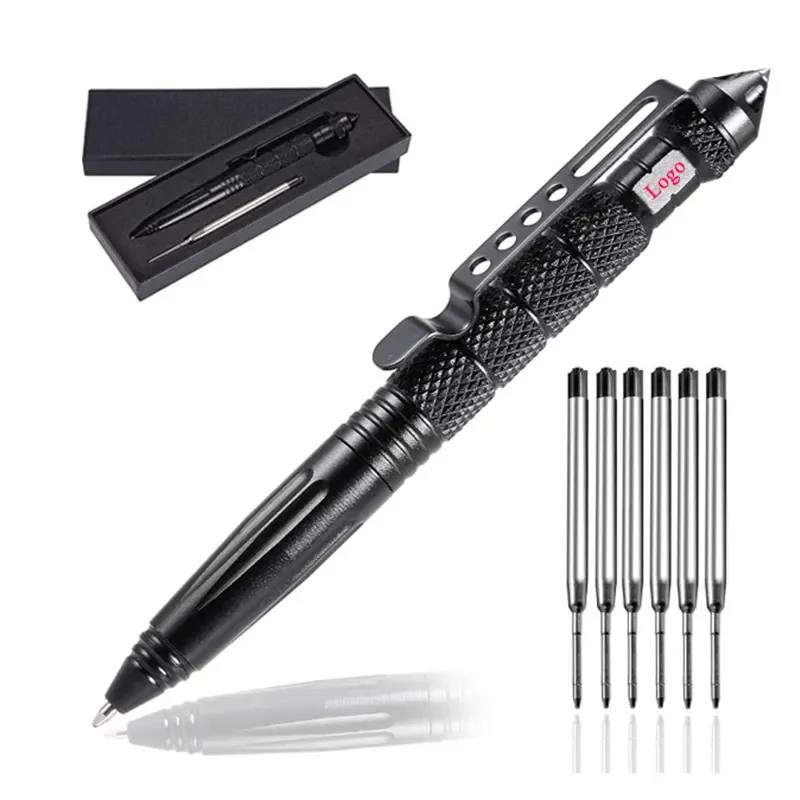 Customized Logo Multi Functional Tactical Pen Edc Ballpoint Survival ...