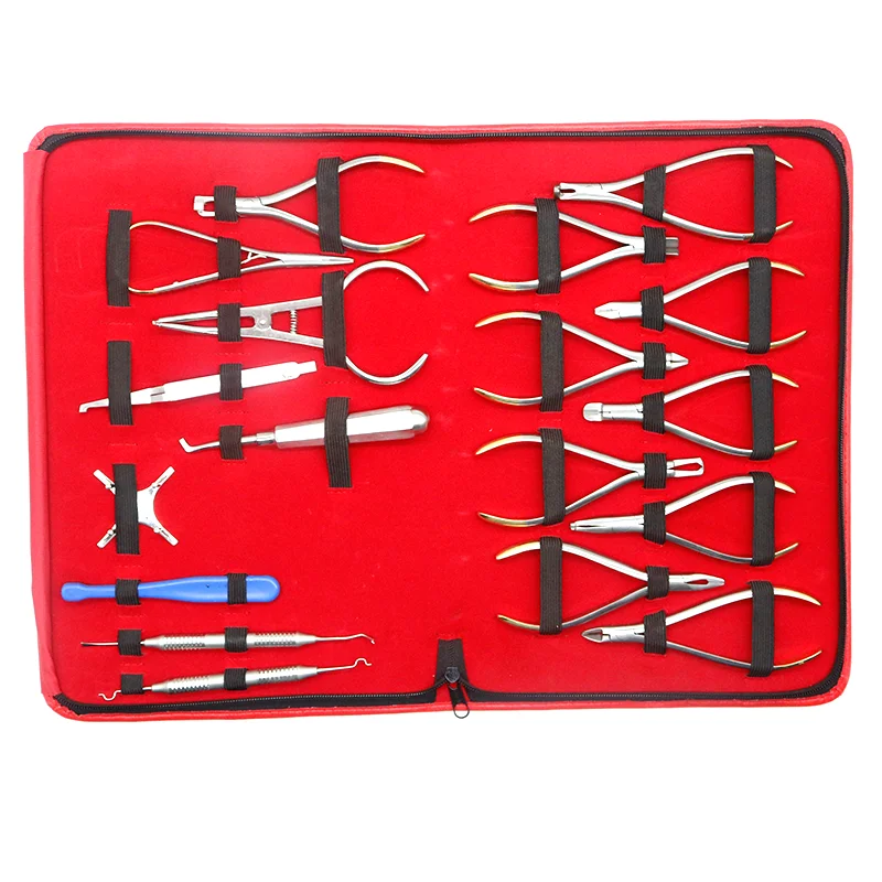 Dental Orthodontic Instruments Tool Kit Orthodontics Implantology ...