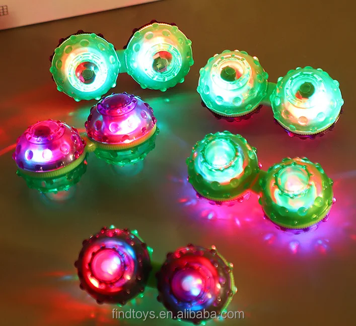 Creative 2024 Spinning Turnip Ball LED Hand Spinner Gyro Children's ...