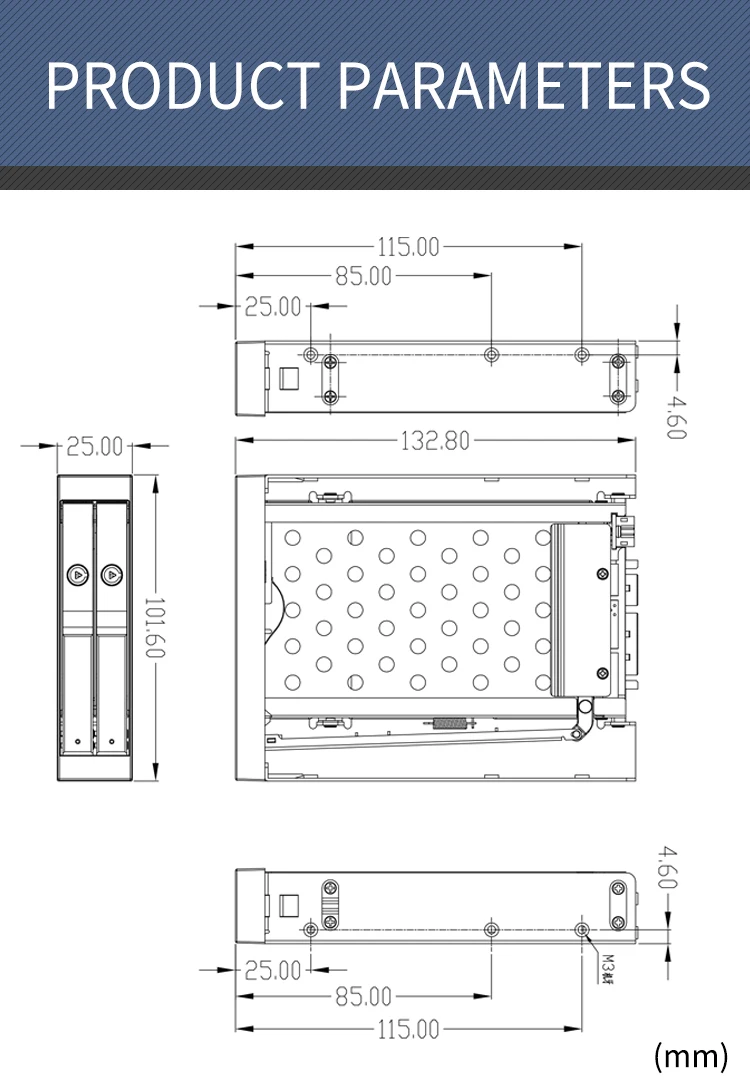 ST2520 Hot Swap Dual Bay SATA 2.5in HDD Enclosure - 3.5 Slot Hdd Mobile ...