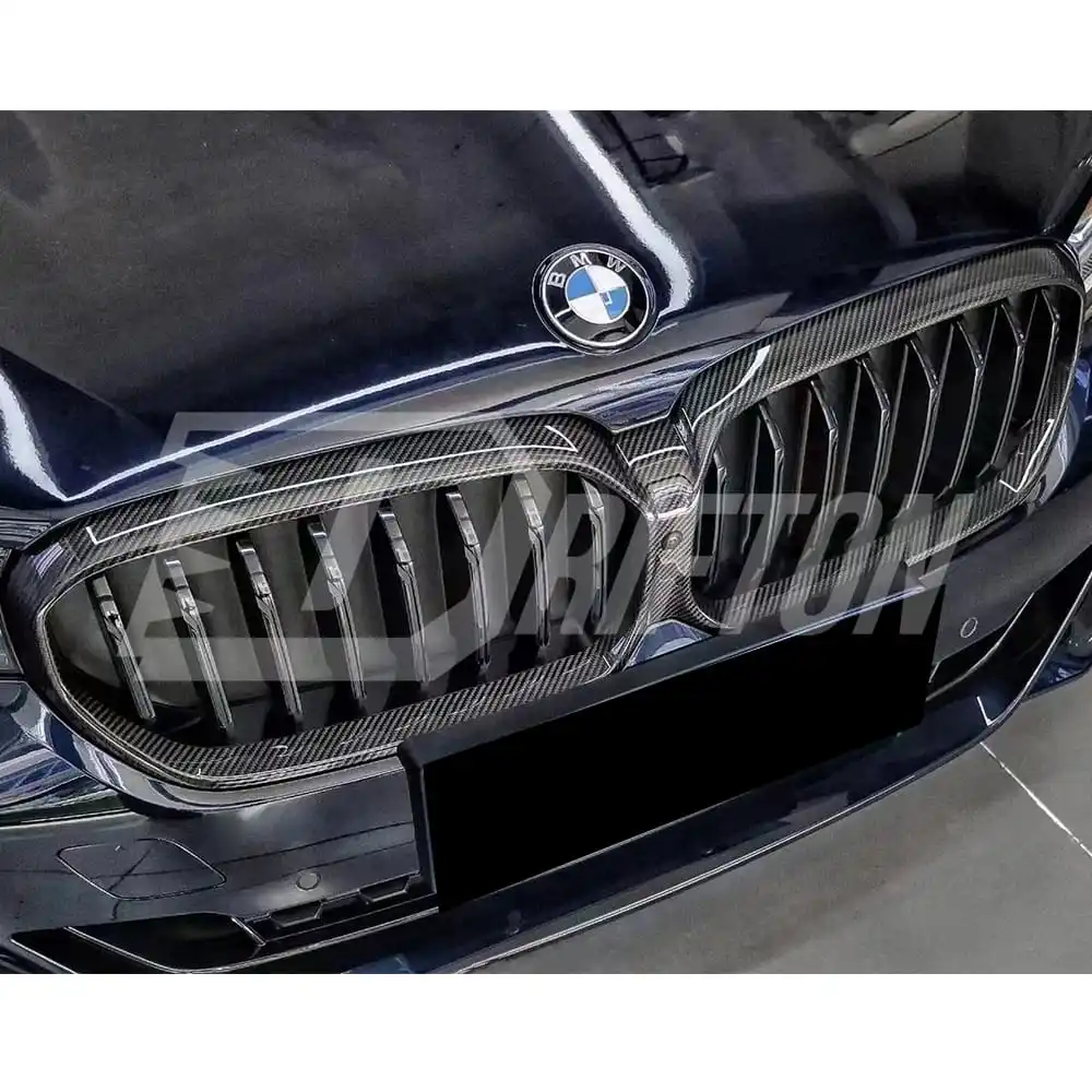 Dry Carbon Fiber Single Slat Grille for BMW 5 Series G30 LCI F90 M5 ...