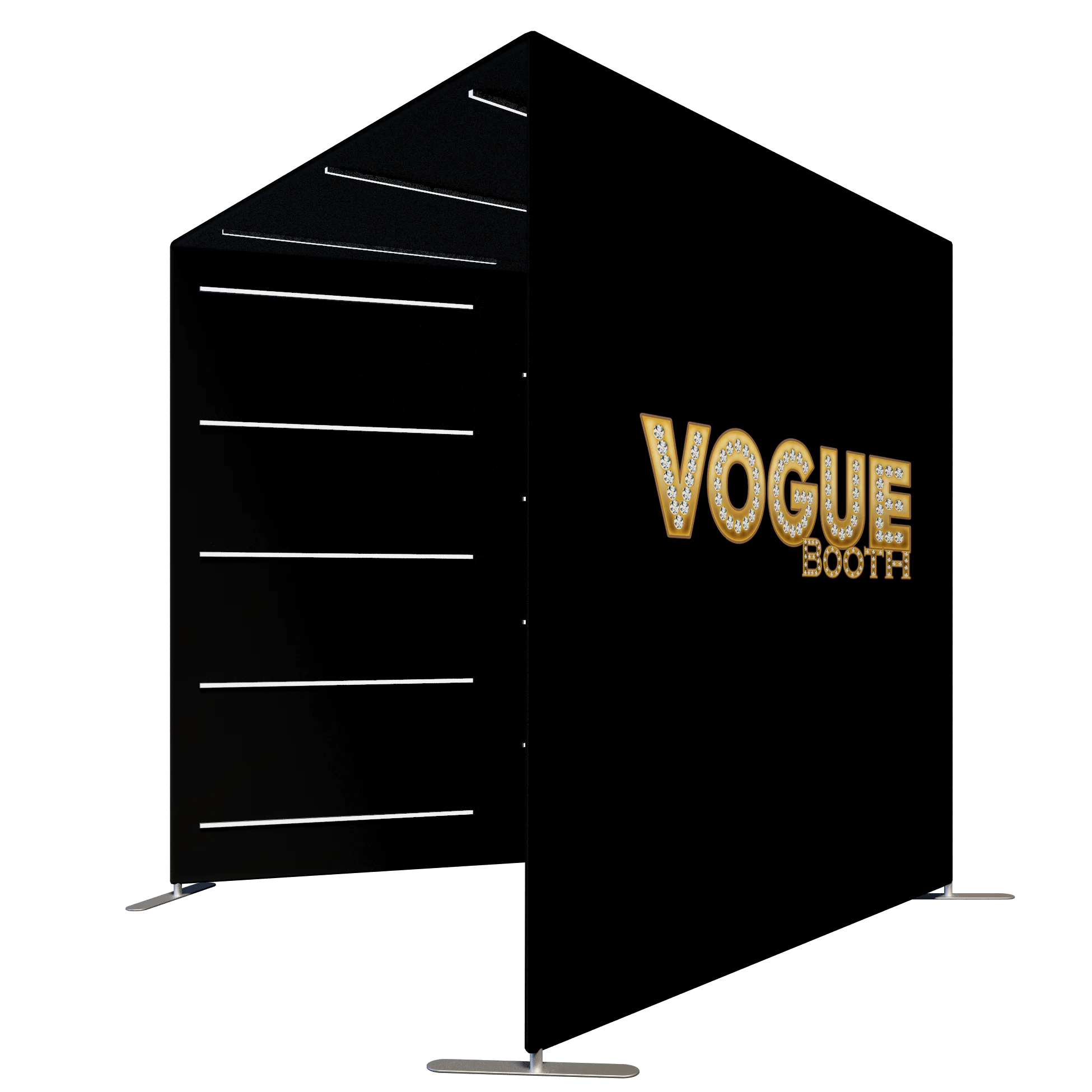 Magic Led Lights Vogue Booth Aluminum Easy Setup Vogue House For Mirror ...