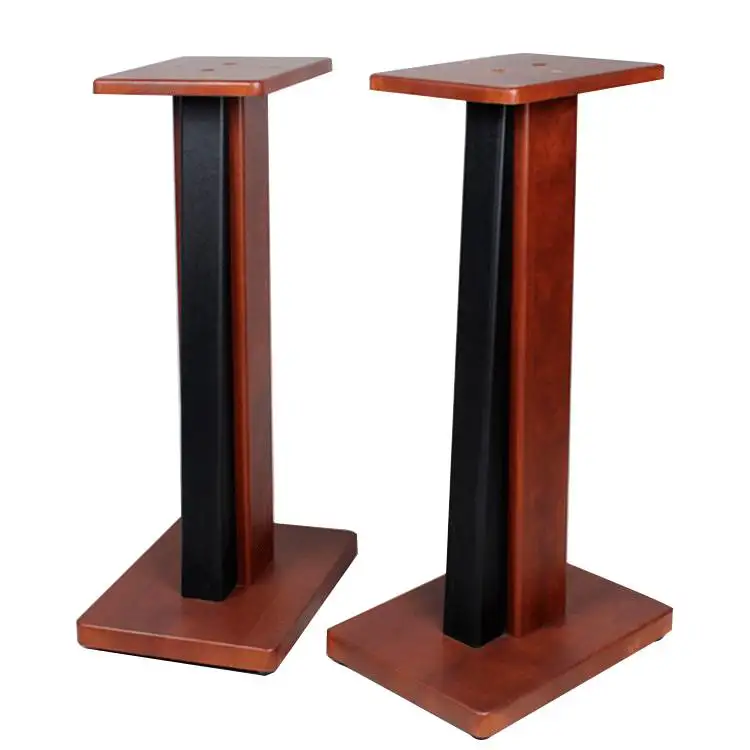 Wooden Adjustable Studio Monitor Stand,Floor Standing 2.0 Speaker Stand ...