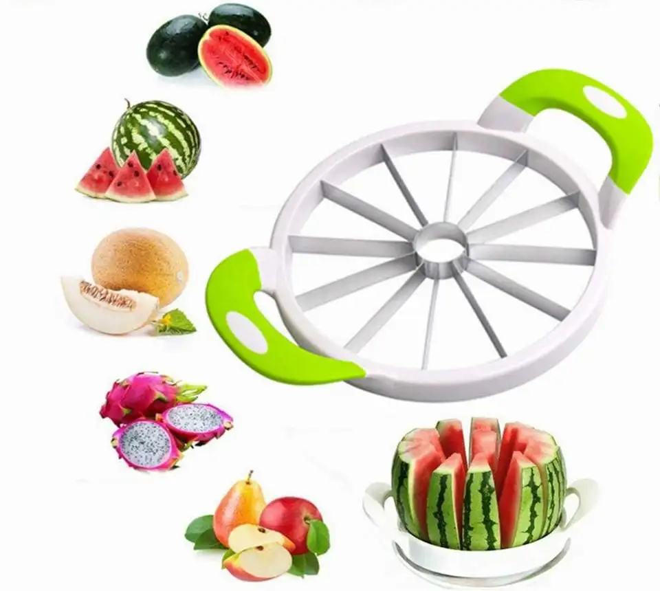 Creative Kitchen Tool Large Fruit Melon Slicer Cutter Corer Stainless ...