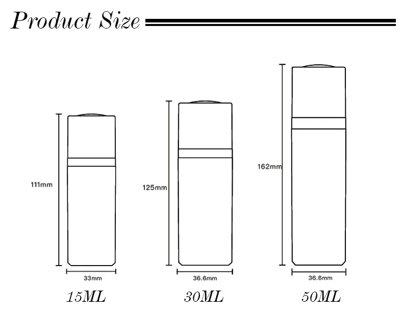 Chunbai 10ml 20ml 30ml 50ml 100ml Airless Pump Lotion Bottle Cosmetic ...