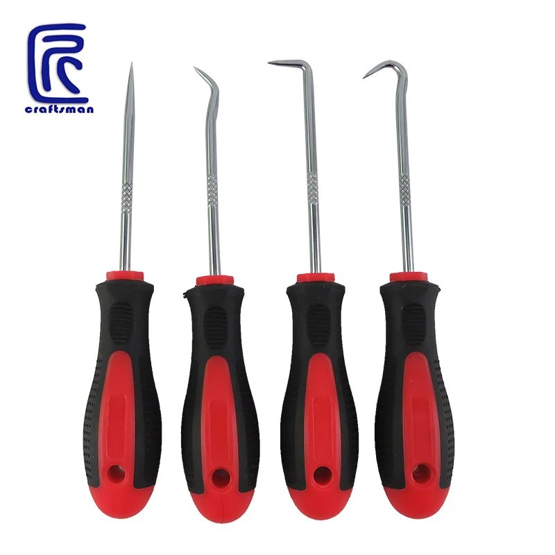4pcs/set Car Extra Long Hook Pick Tools Set O-ring Seal Remover Craft ...