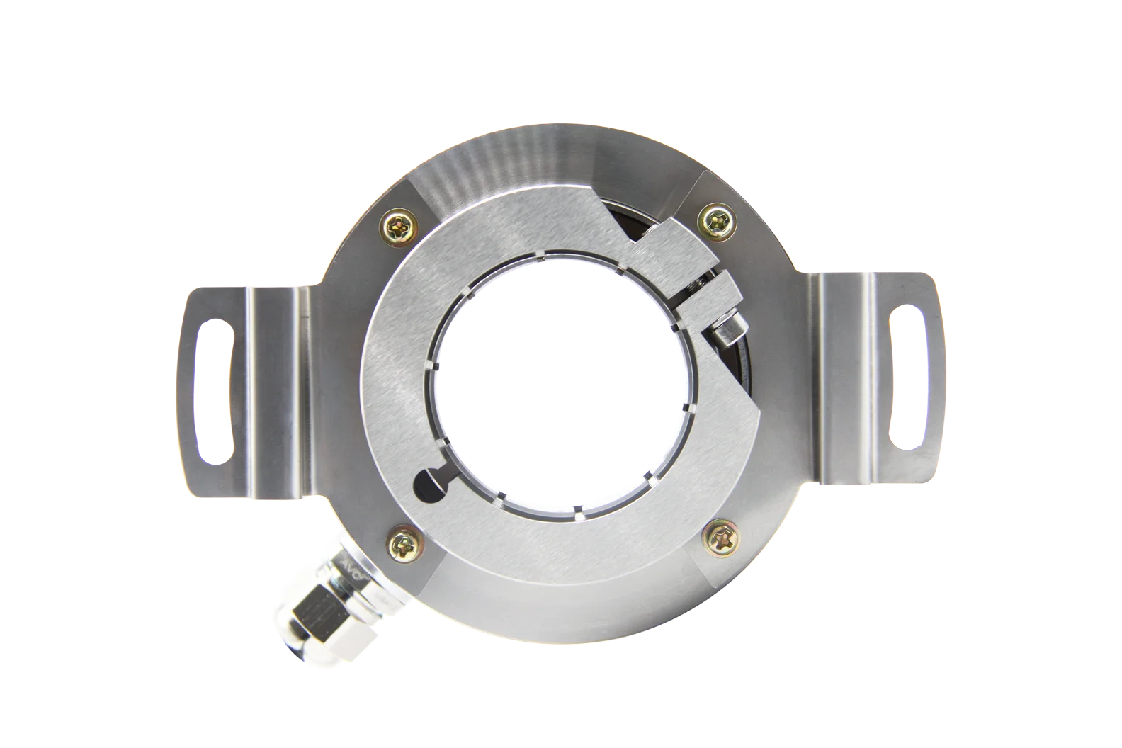 Absolute Hollow Shaft Rotary Encoder Ssibiss Protocol 130mm Outer Diameter Shaft 65mm Ip64 