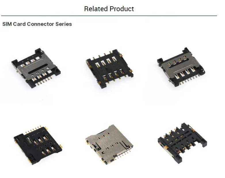 Nano Sim Card Connectors Smt Push-pull Type Micro Sim Card Connector ...