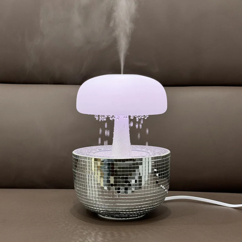 2024 Electric Mushroom Water Drip Aroma Diffuser Humidifier