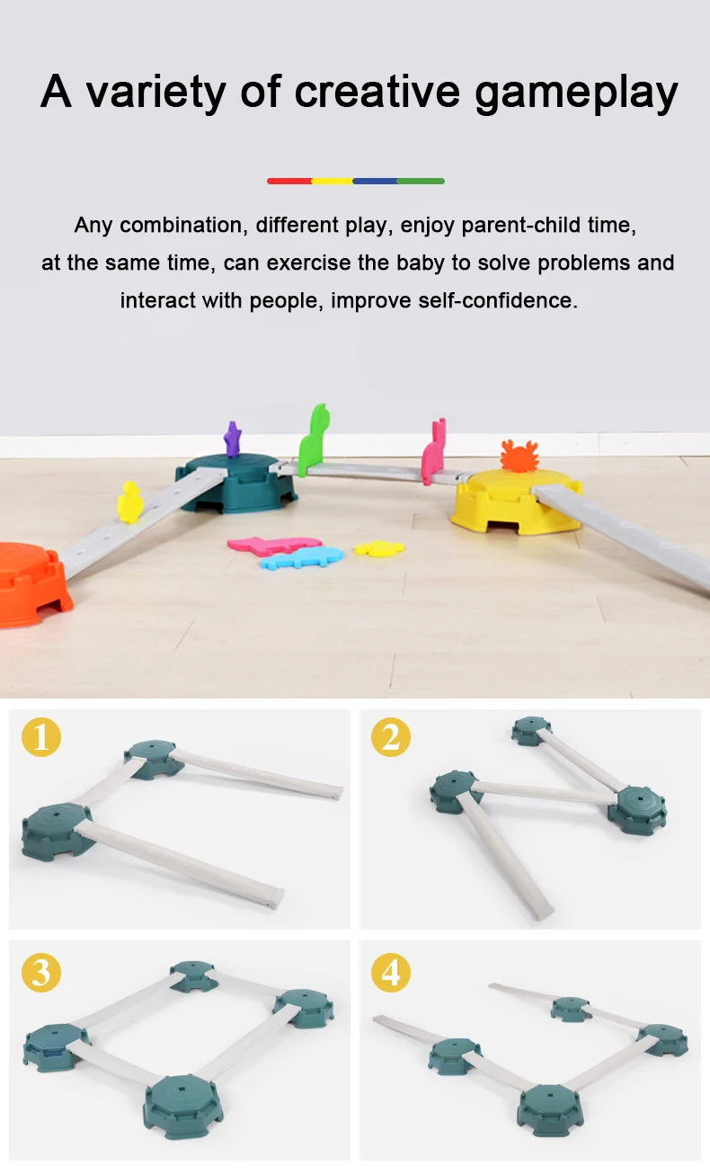 Children Plastic Tactile Balance Board Sensory Integration Training ...