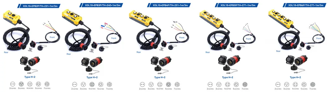 4 Buttons Plastic Elevator Box Pendant Controller for Hoist Crane ...