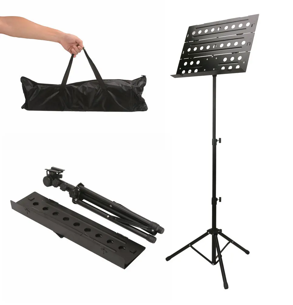 P-d8 High End Folding Music Stand With Waterproof Bag Stable Convenient ...