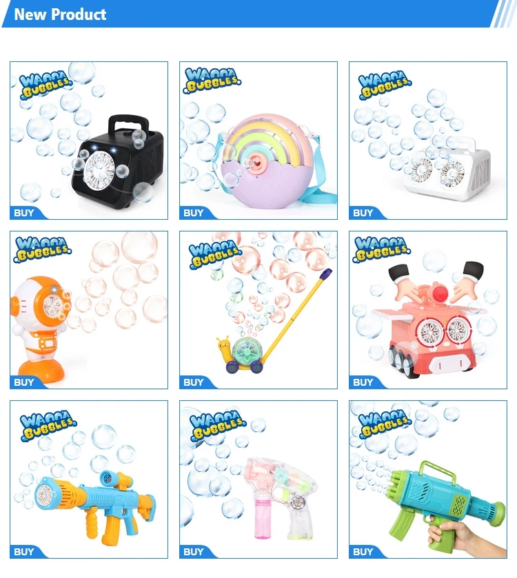 Custom Classic Bubbles Shooter Machine Toys Kids Electrical Battery ...