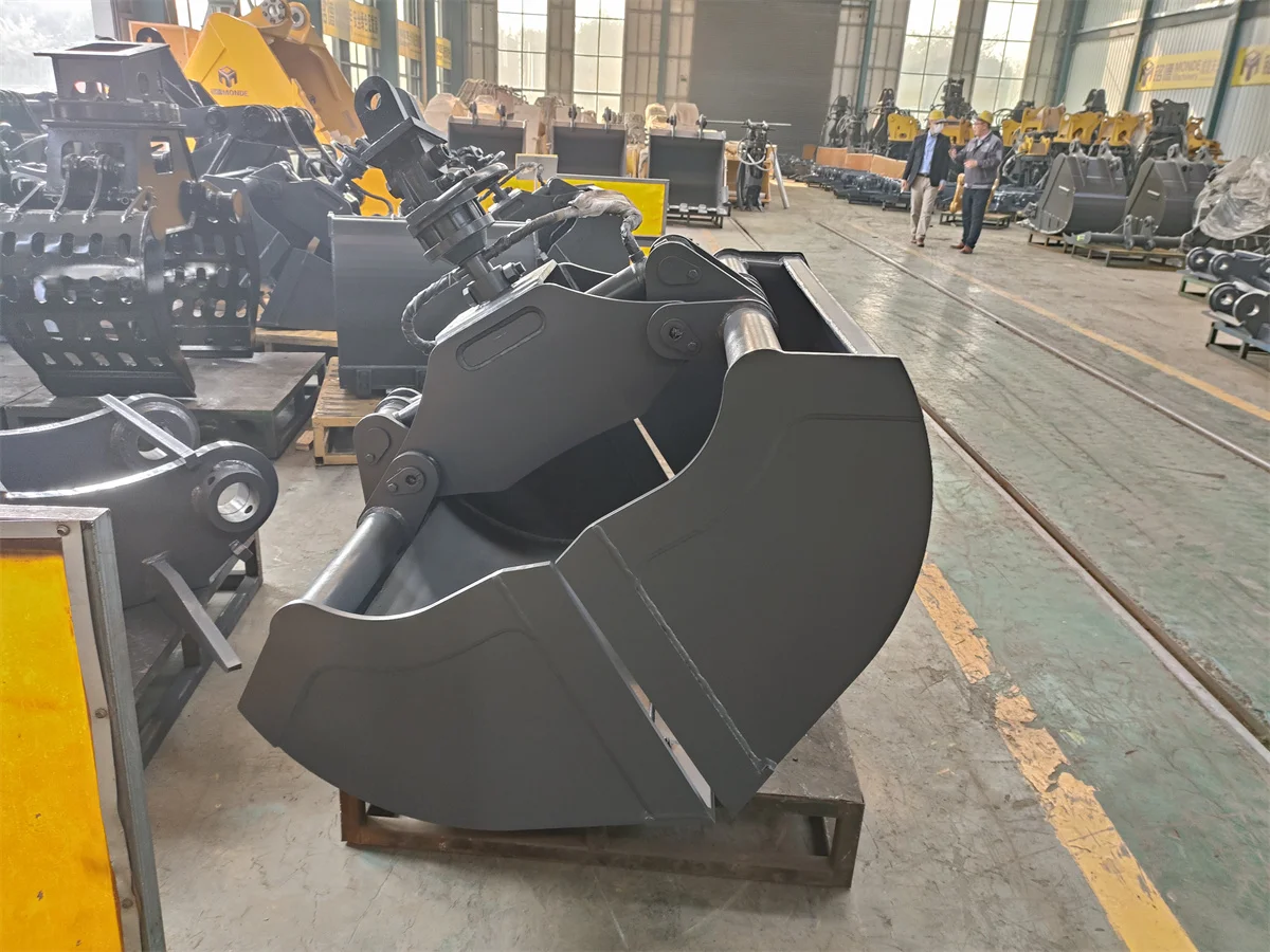 MONDE Excavator Clamshell Grab Hydraulic Clamshell Bucket Rotary ...