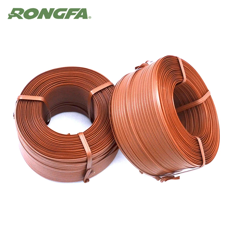 90 Meters Brown Color In Roll 3mm Plastic Pe Twist Tie Binding Wire ...
