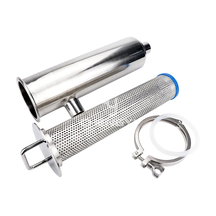Sanitary Stainless Steel Straight Angle Type Strainer Filter Pipeline ...