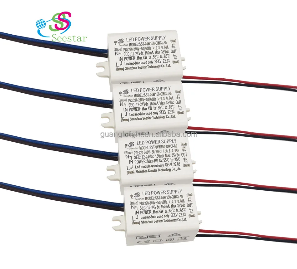 Seestar Isolated Ac220-240v Dc12-24v 150ma 2w 3w 4w Pf>0.8 Flicker Free ...