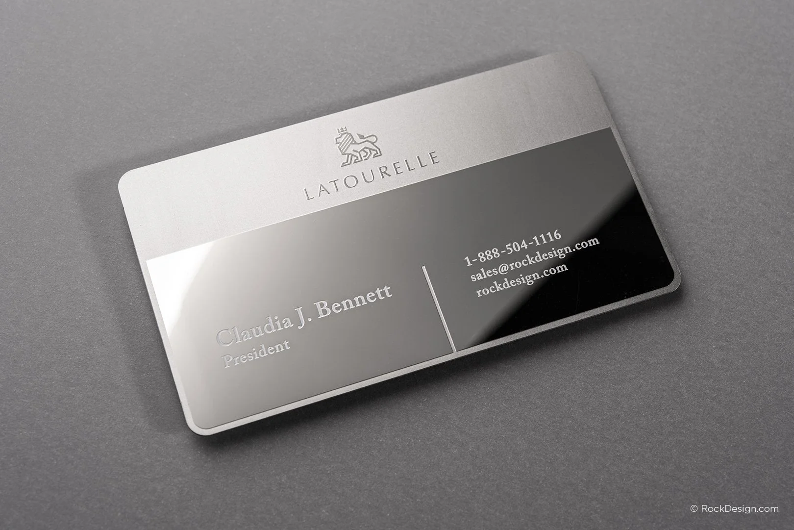 Custom Company Professional Manager Metal Stainless Steel Business Card ...