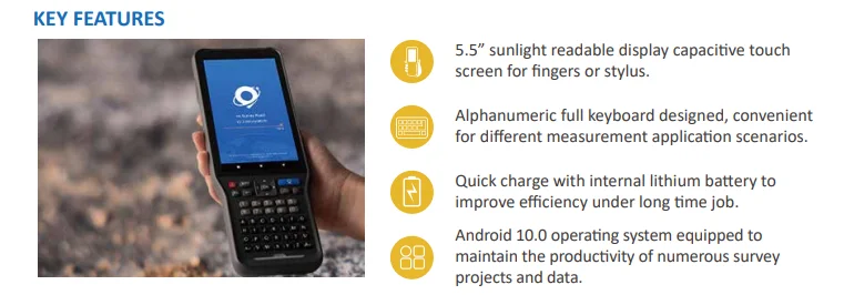 Hi-target GNSS RTK Ihand55 Handheld Controller - Android OS