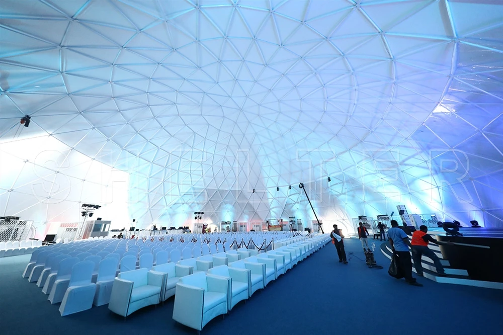 Outdoor Large Geodesic Event Dome Tent for Wedding Yoga Sessions ...