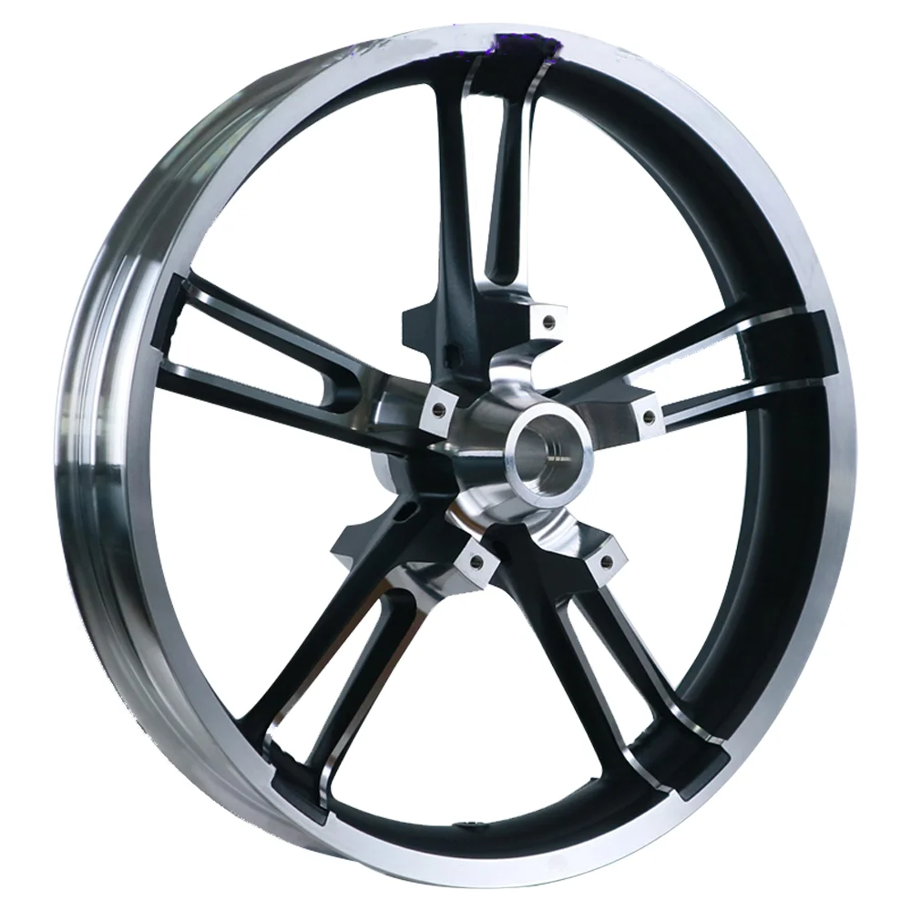 Nice Designs High Loading Aluminum 21 Inch Rim 21x3.5 Black Machined ...