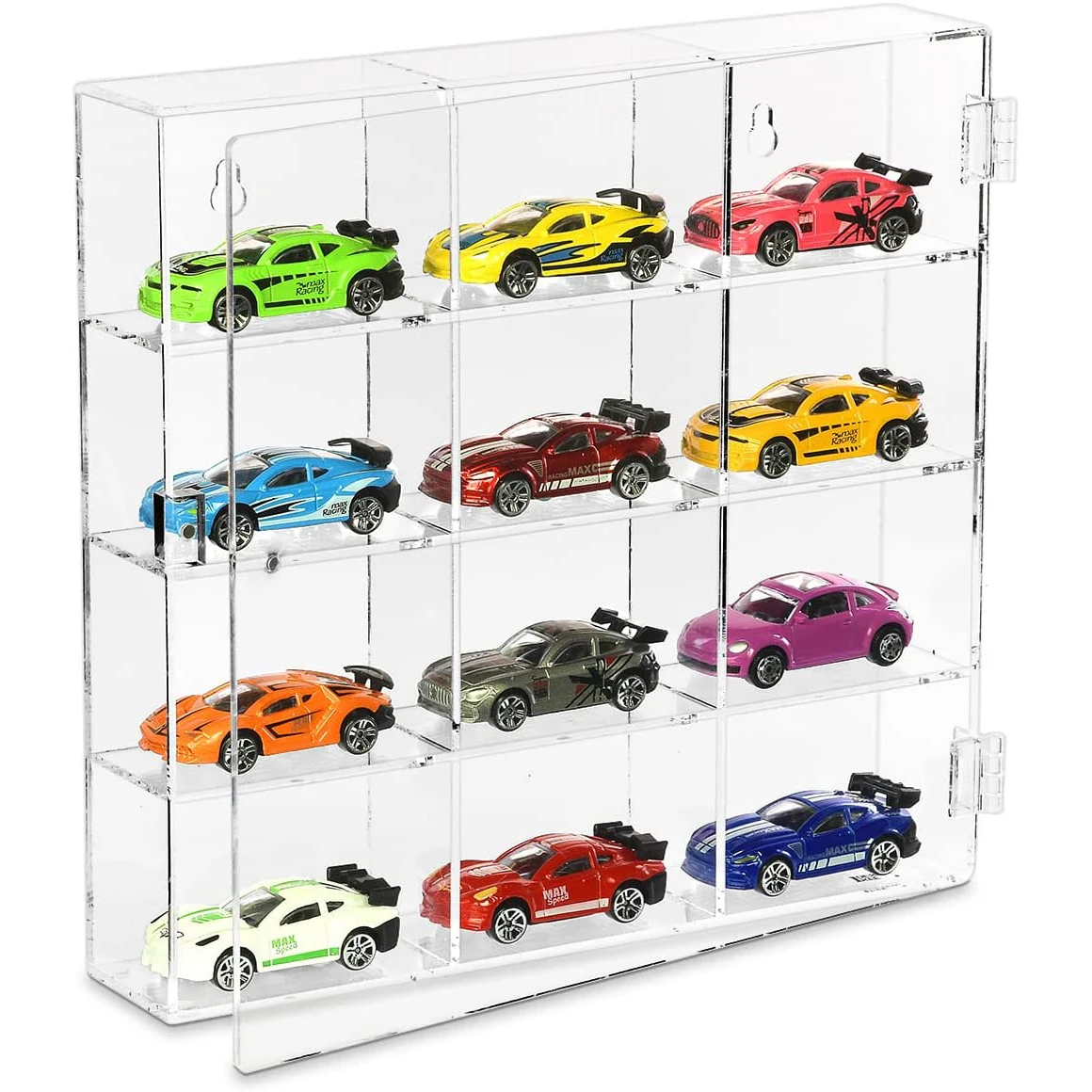 Counter Top Display Case Wall Mounted Organizer Shelf Acrylic 12 ...