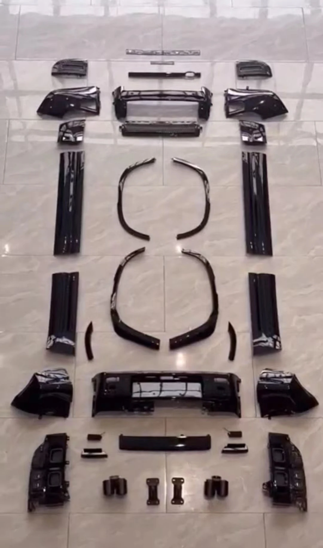 Land Rover Defender 2020 Body Kit - High-Quality Black Style