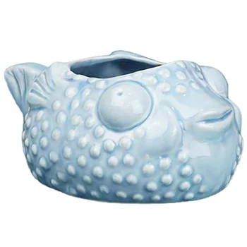 Custom Hawaiian Ceramic Cocktail Volcano Bowl Decorative Summer Beach ...