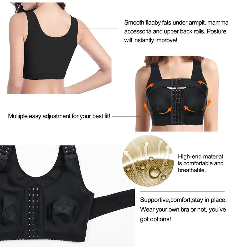 Brabic Custom Post Surgery Compression Post Op Bra After Operation ...