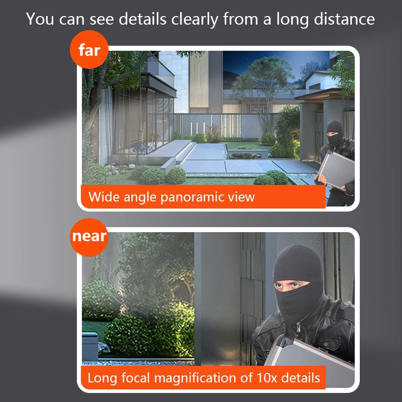 Q820 Wifi Camera PTZ Outdoor with Human Detection & Two-Way Audio