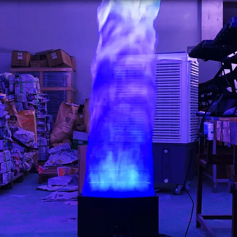 Full Color RGBW LED Silk Flame Light - DMX Control Fake Fire