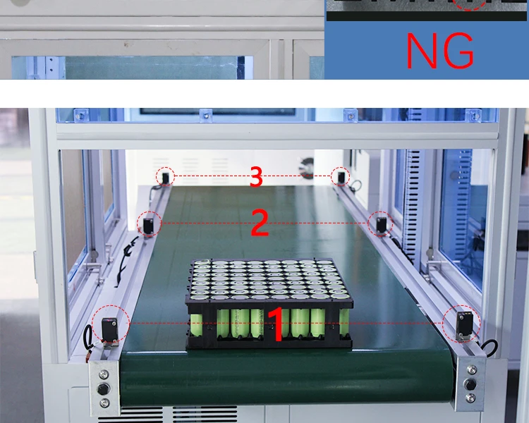 Cylindrical Battery Pack CCD Tester - Visual Inspection