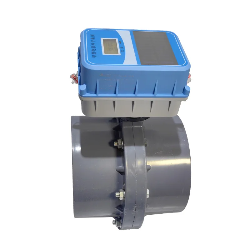 4-20ma Hot Melt Pvc Motorised Water Butterfly Valve Pn16 Solar Power ...