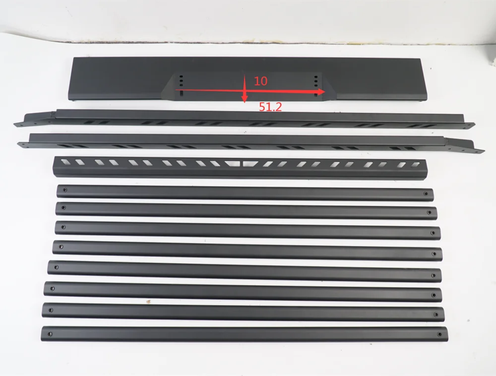 Aluminum Alloy Cross Bar Roof Rack 4x4 Luggage Rack Black Color Car ...