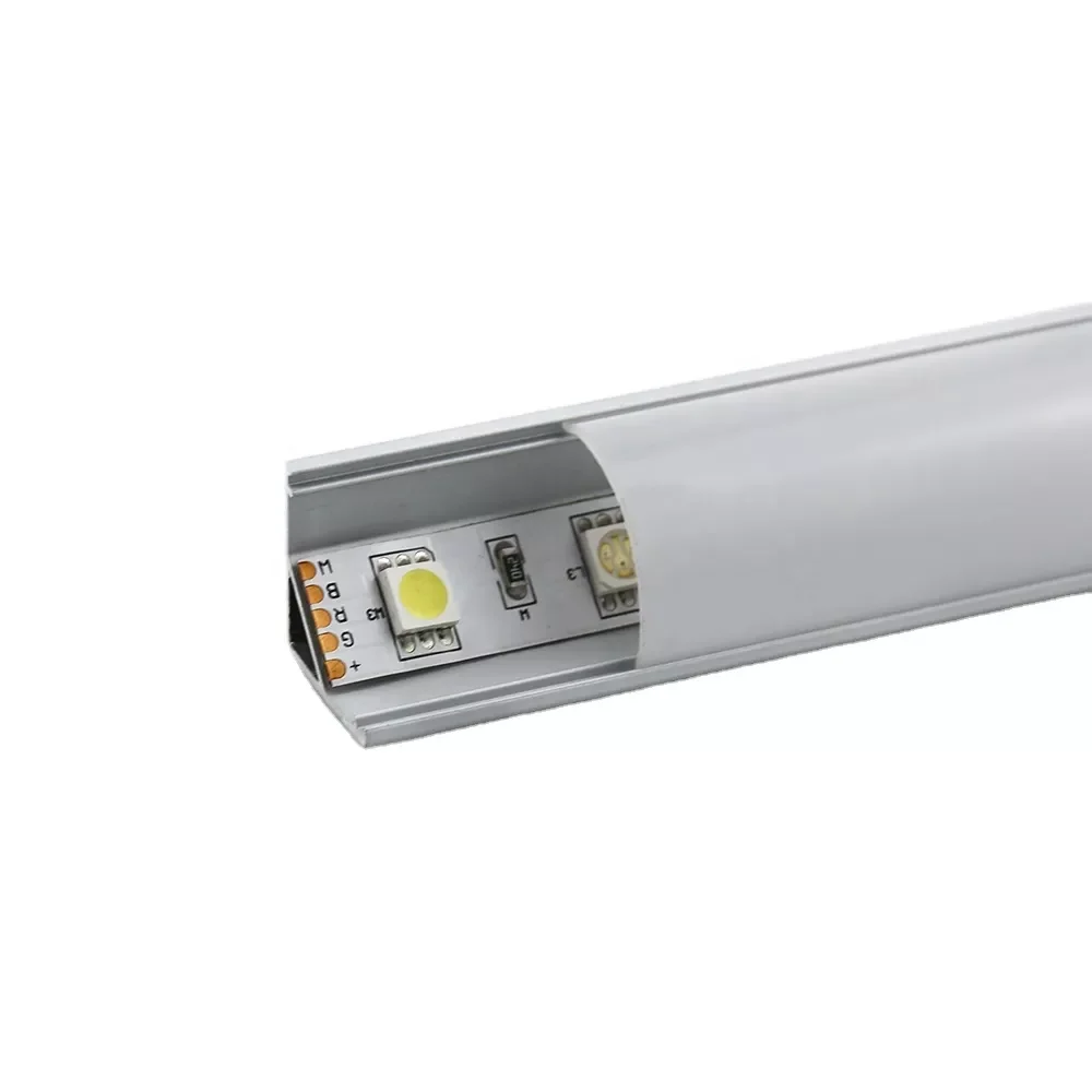 45 Degree Triangle Profile Channel Indoor Led Aluminum Profile For ...