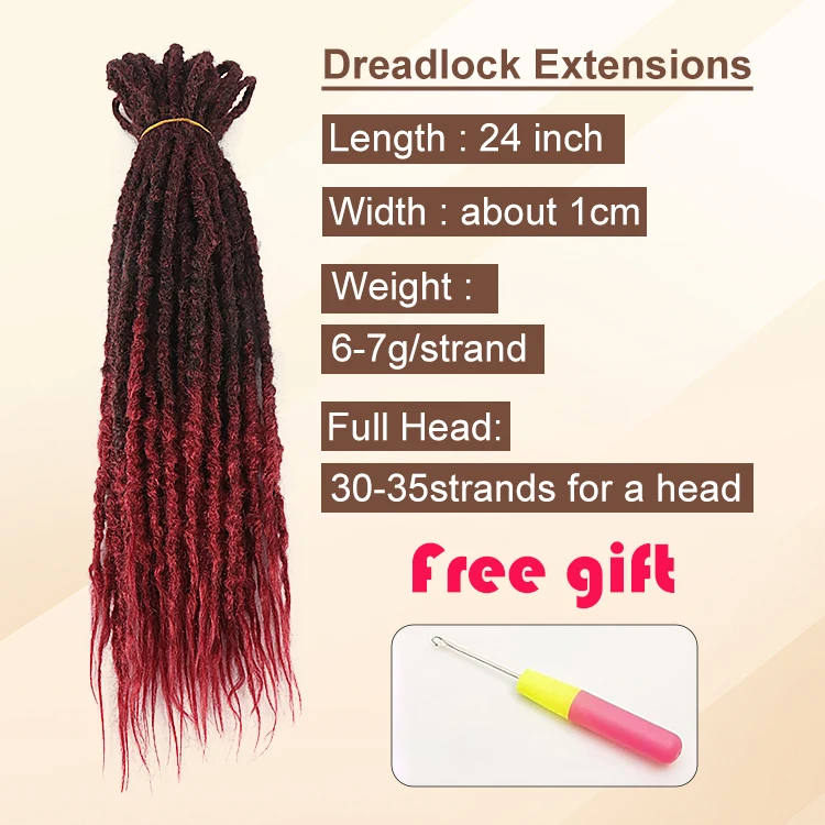 Julianna Wholesale Soft Dread Locks - Synthetic Hair Extensions