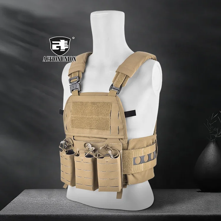 Action Union Lasercut Fcpc-v5 Combat Assault Vest Lightweight Quick ...
