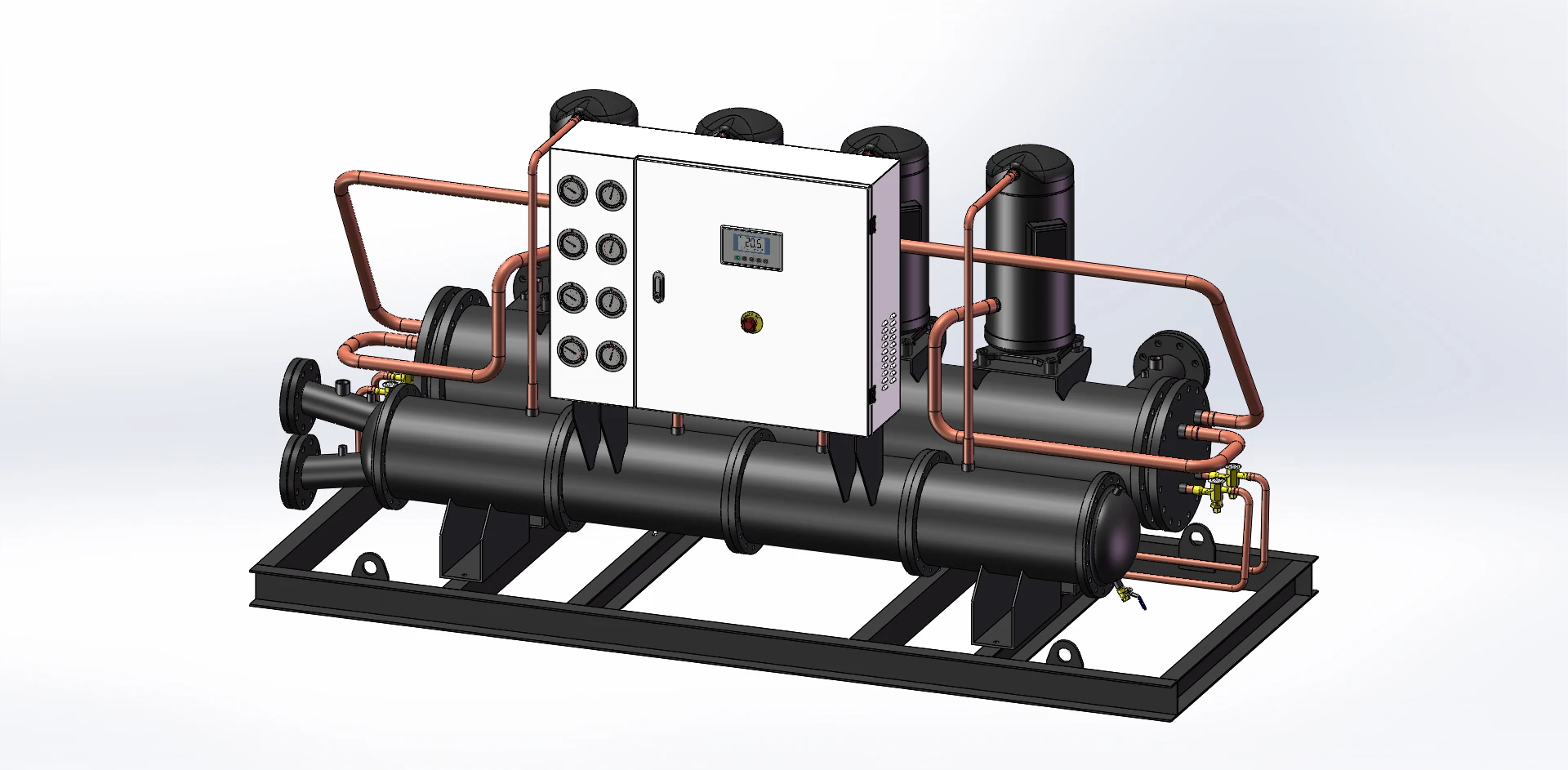 Customized Design Chiller Titanium Tube Water Chiller Corrosion Proof ...