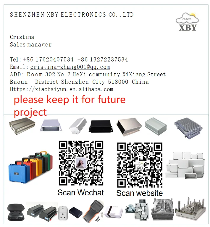 107*124*24mm Access Control Enclosure Plastic Black Color Shell Cac21 ...