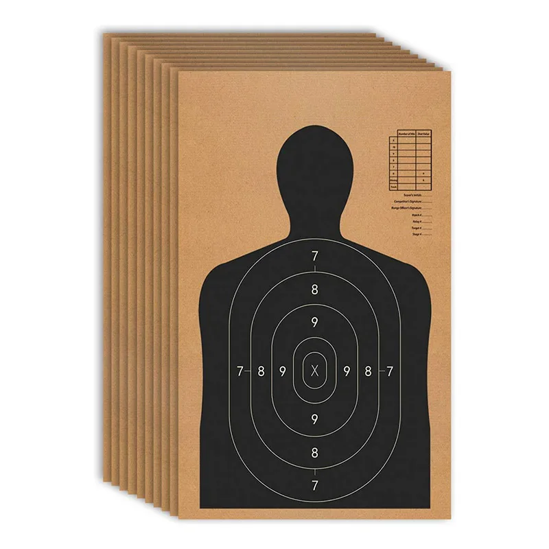 Custom Cardboard Shooting Targets Competition Torso Target Paper ...