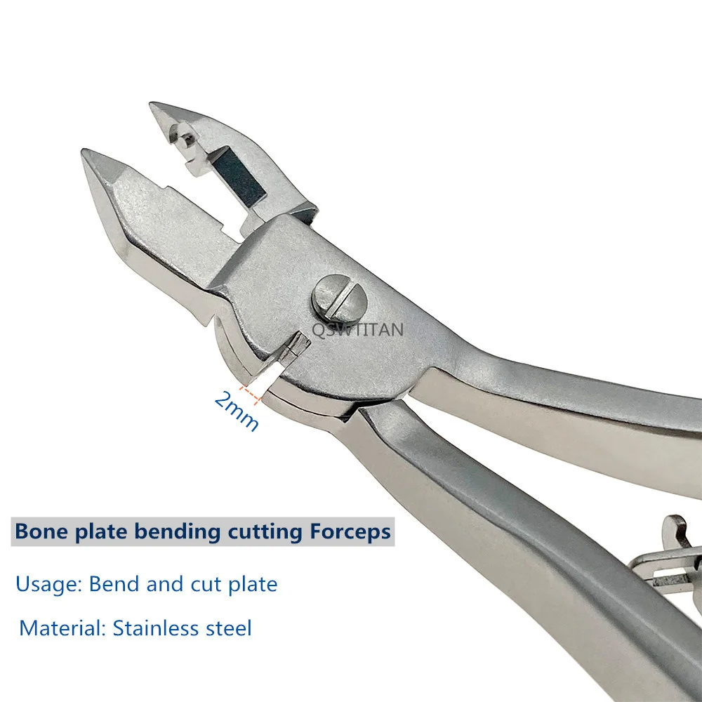 Orthopedic Stainless Steel Mini Plate Bending Pliers Bone Plate Bender ...