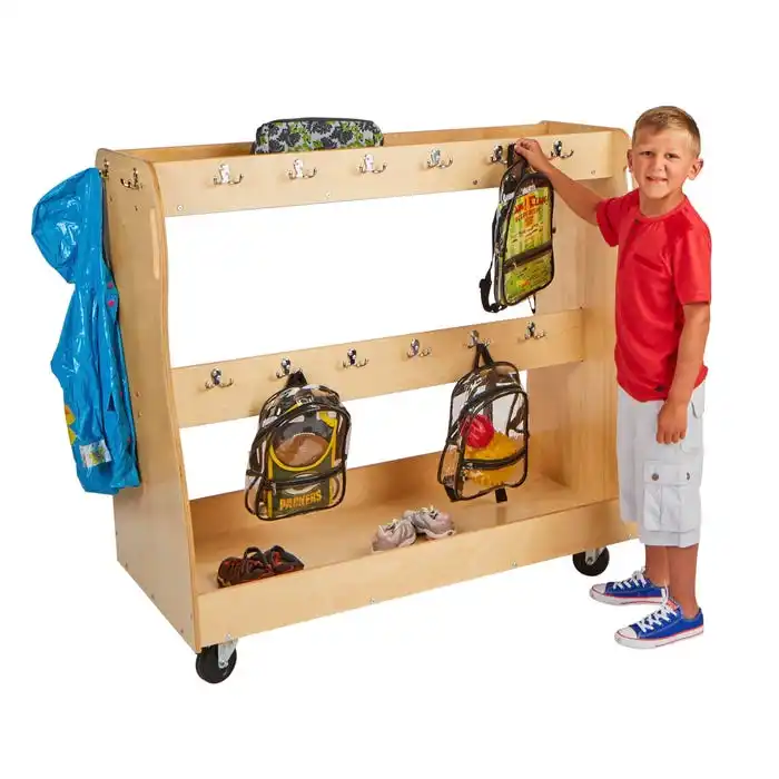 Modern Design Wooden Child Craft Mobile Backpack Cart Wholesale Set Bed ...