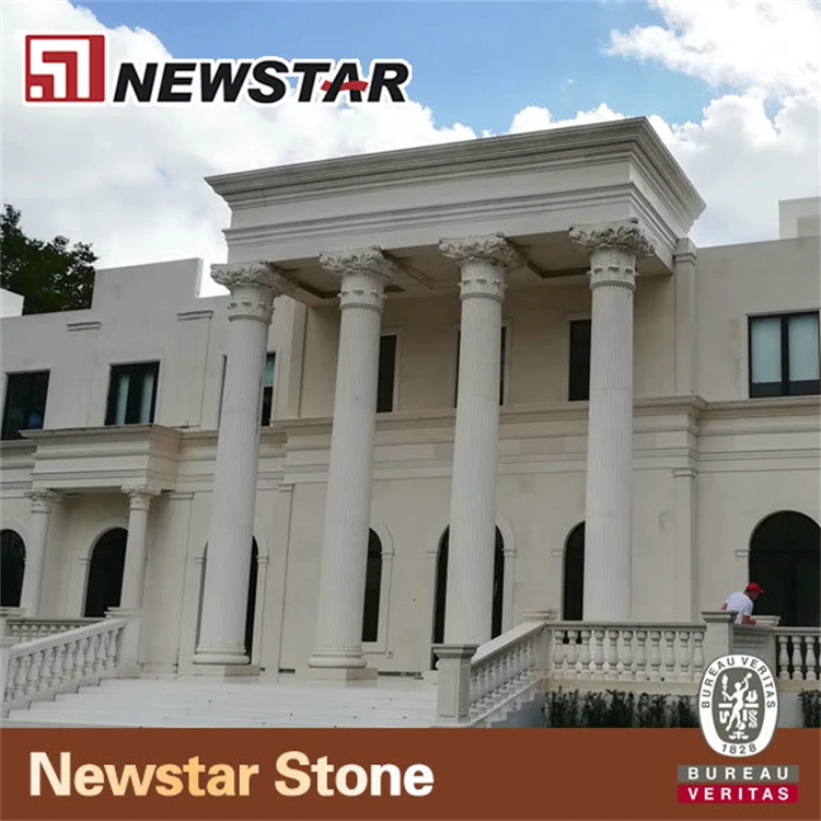 Newstar Marble Stone Gate Pillar Design - Modern & Durable