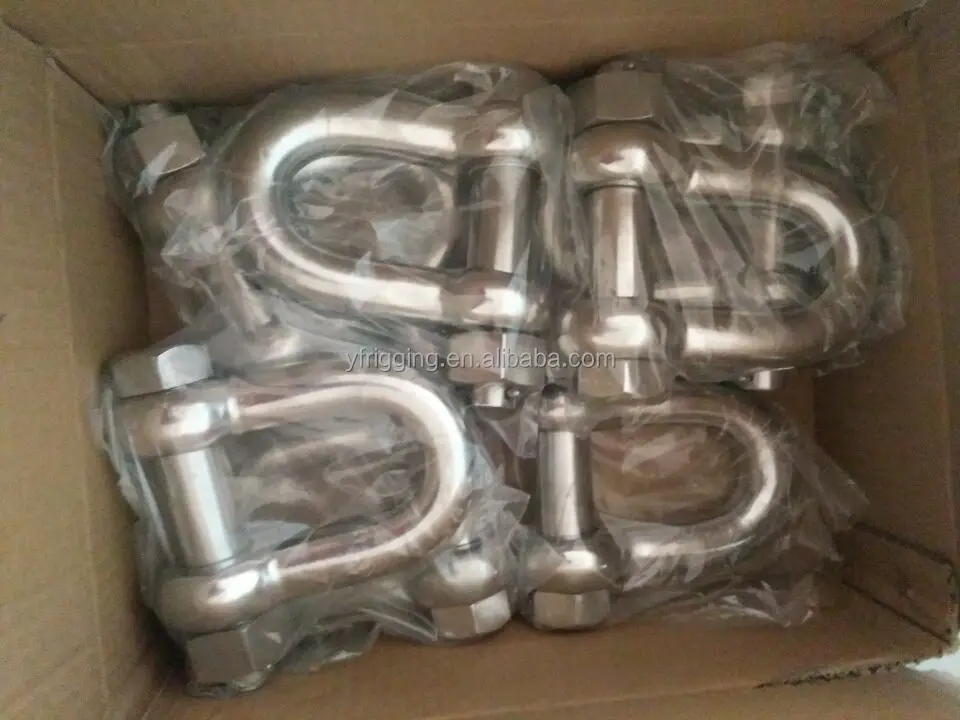 Us Type Forged Bolt Type Safety Pin Chain Shackle - Buy G2150 With Safety Pin Chain Shackle,G210 ...