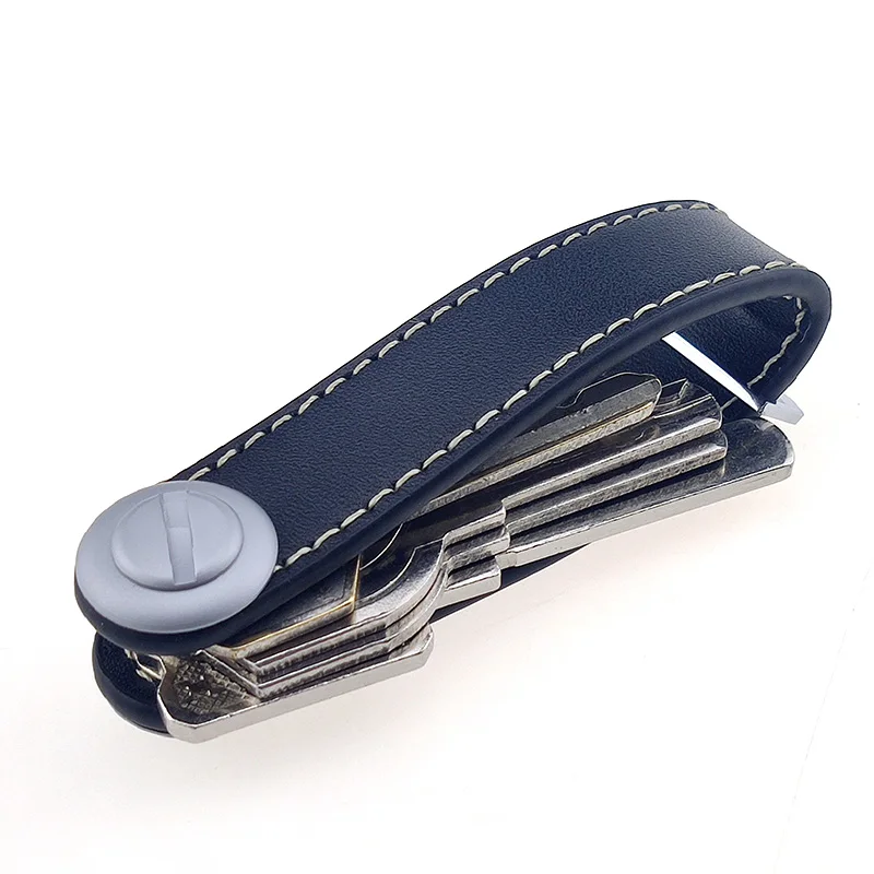 Smart Key Organizer Leather, Compact Key Holder and Keychain Organizer ...