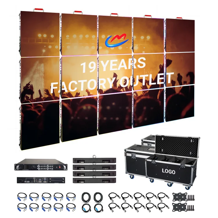 Rental Led Display Indoor Outdoor Full Color Ledwall P3.9 P3.91 Led ...